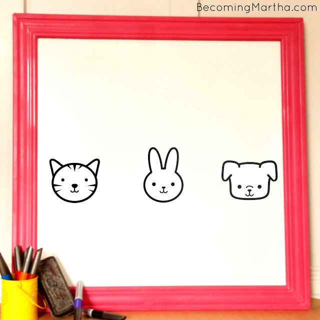 DIY Dry Erase Board (25 Ways) - Blitsy