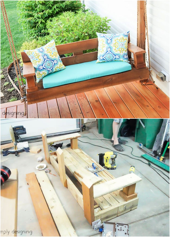 25 Free Porch Swing Plans to Elevate Your Outdoor Space - Blitsy