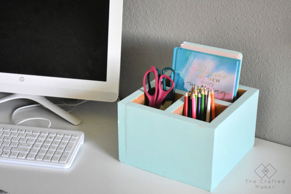 25 Homemade DIY Desk Organizer Ideas Are Easy To-Do - Blitsy