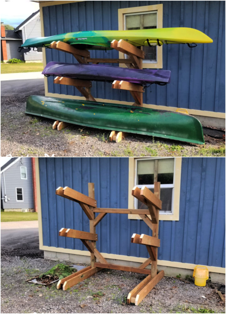 DIY Kayak Rack (20 Free Plans) - Blitsy