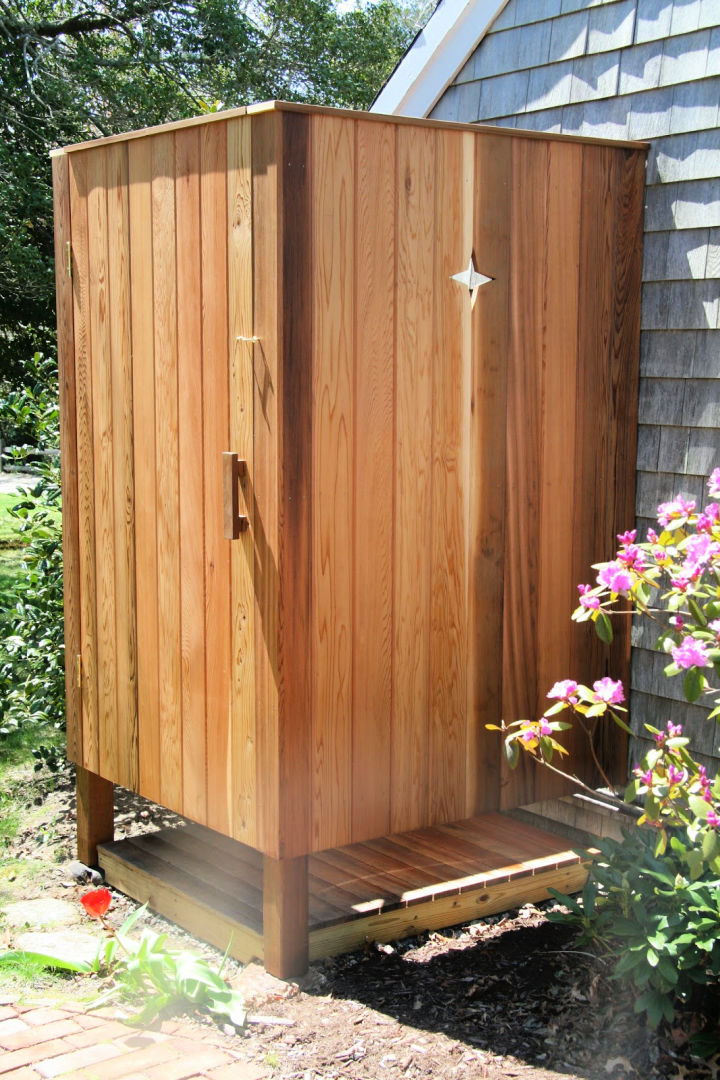 30 Outdoor Shower Ideas For Backyard to DIY This Summer - Blitsy
