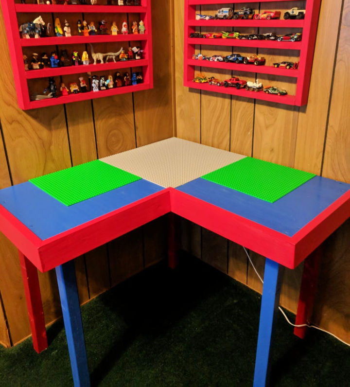 25 Homemade DIY Lego Table Plans with Storage - Blitsy