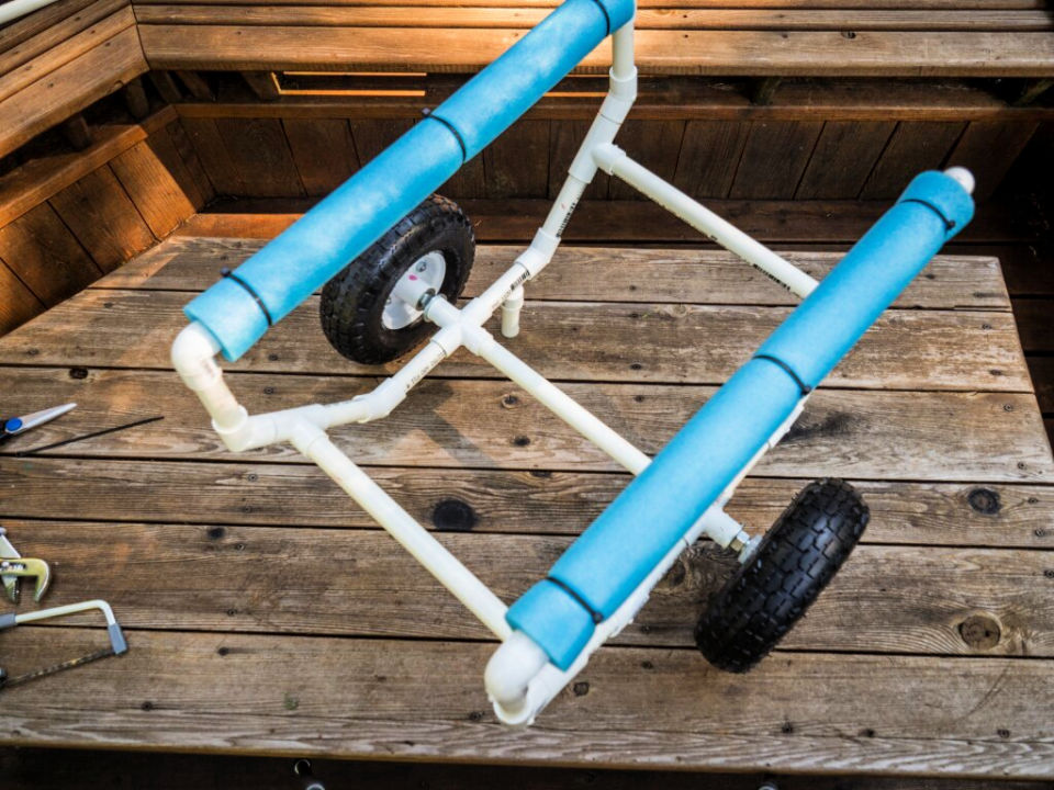 DIY Kayak Cart: 20 Ideas to Make - Blitsy