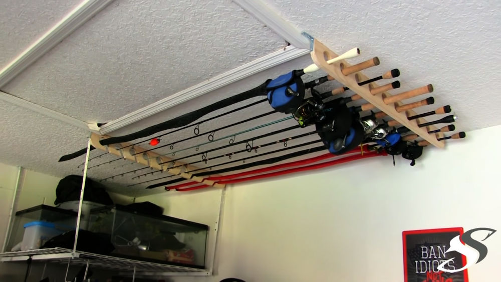 DIY Fishing Rod Holder (20 Ways) - Blitsy