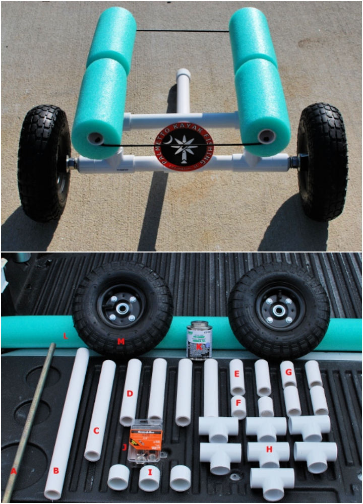 DIY Kayak Cart: 20 Ideas to Make - Blitsy
