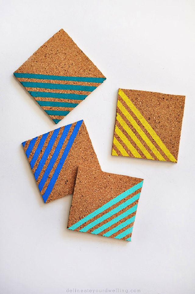 40 Homemade DIY Coasters - Easy DIY Coaster Ideas - Blitsy