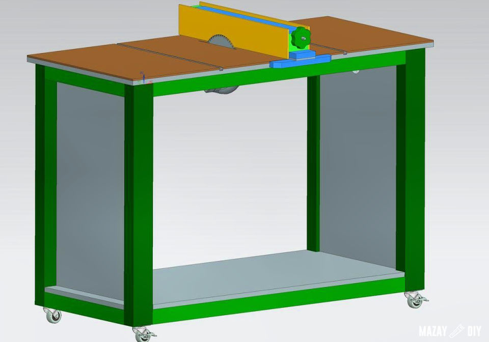 15 Homemade DIY Table Saw Fence Plans Free - Blitsy