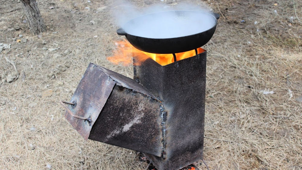 30 Free DIY Rocket Stove Plans Out of Recycled Material
