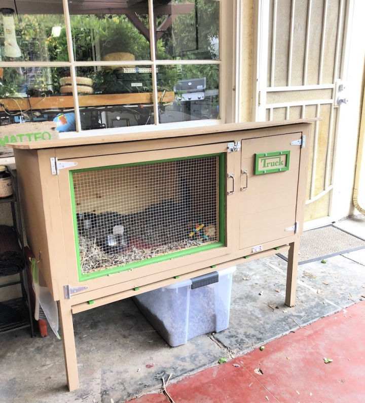 30 Free DIY Rabbit Hutch Plans You Can Build - Blitsy