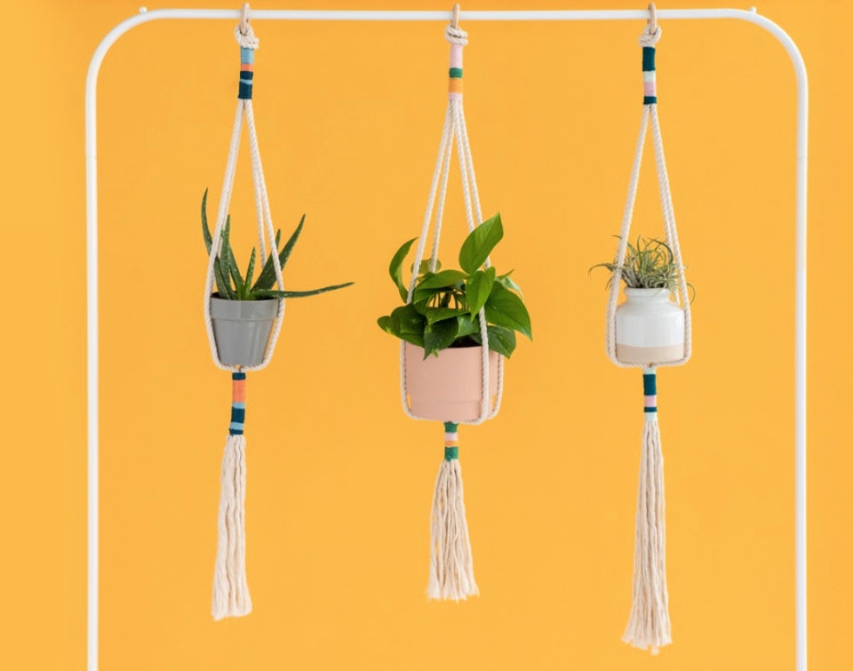 30 DIY Hanging Planter Ideas to Hang Plants Indoor or Outdoor