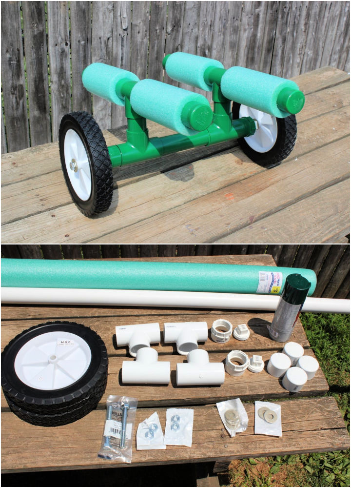 DIY Kayak Cart: 20 Ideas to Make - Blitsy