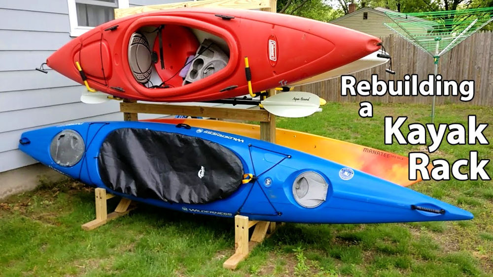 DIY Kayak Rack (20 Free Plans) - Blitsy