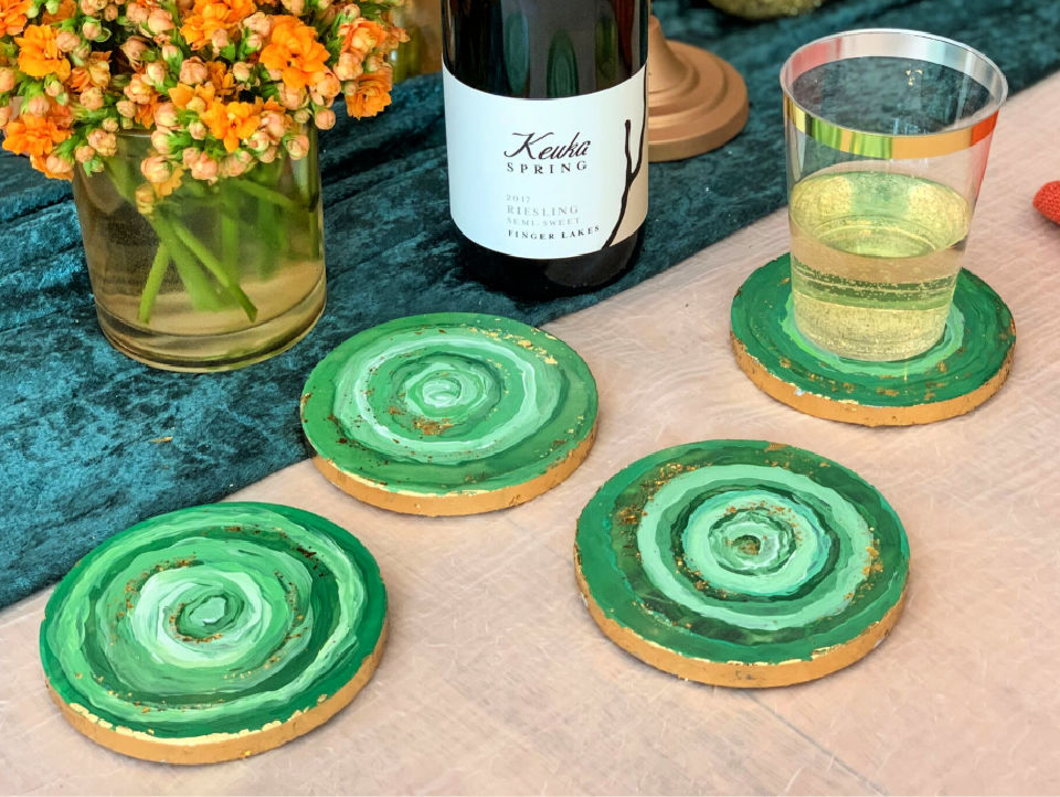 40 Homemade DIY Coasters - Easy DIY Coaster Ideas - Blitsy