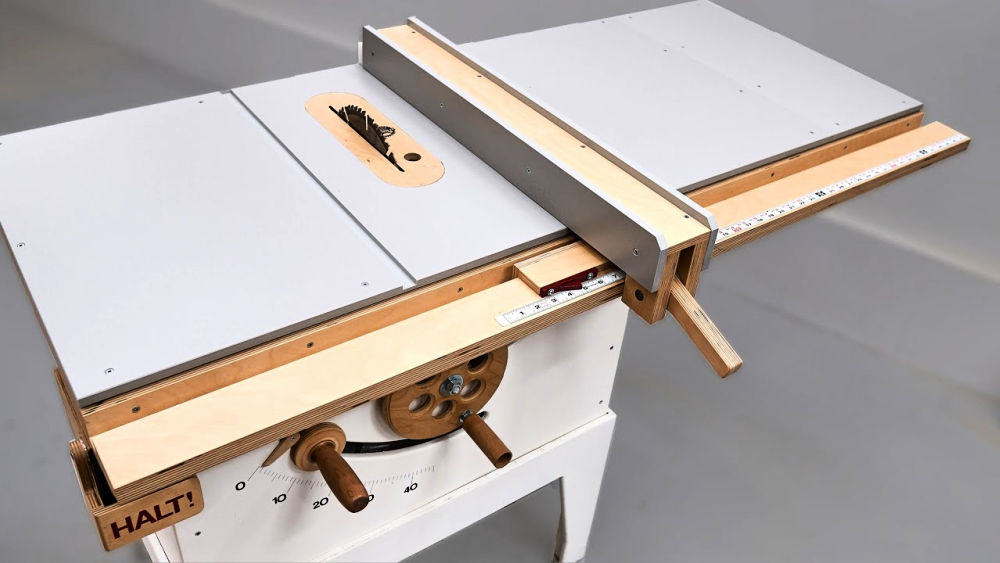 15 Homemade DIY Table Saw Fence Plans Free - Blitsy