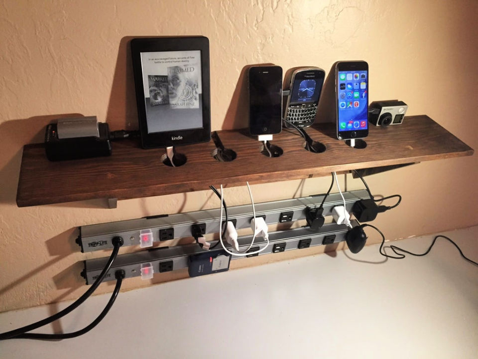 Easy DIY Charging Station - Step by Step Instructions - Blitsy