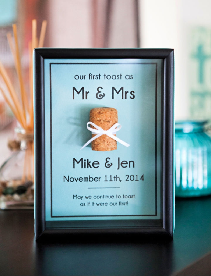 25 Homemade DIY Wedding Gifts for Bride and Groom