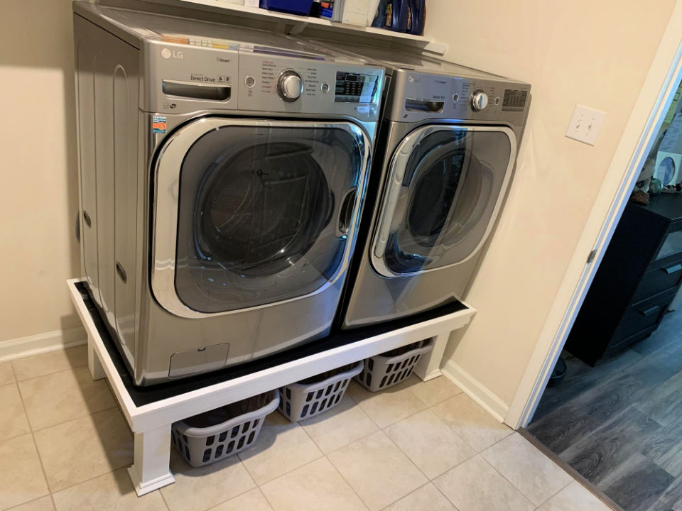DIY Laundry Pedestal (20 Ways to Build) - Blitsy