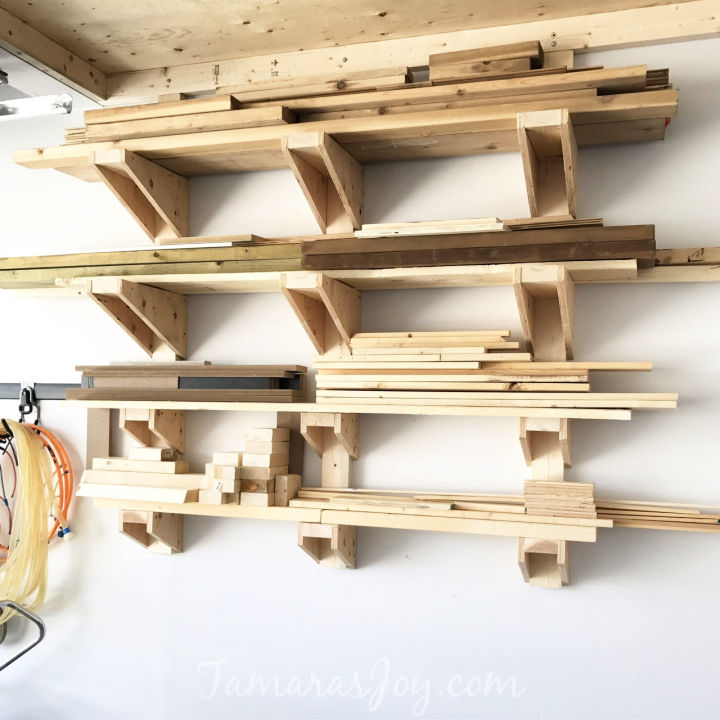 DIY Lumber Rack (25 Free Plans) - Blitsy