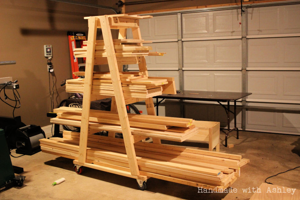 DIY Lumber Rack (25 Free Plans) - Blitsy