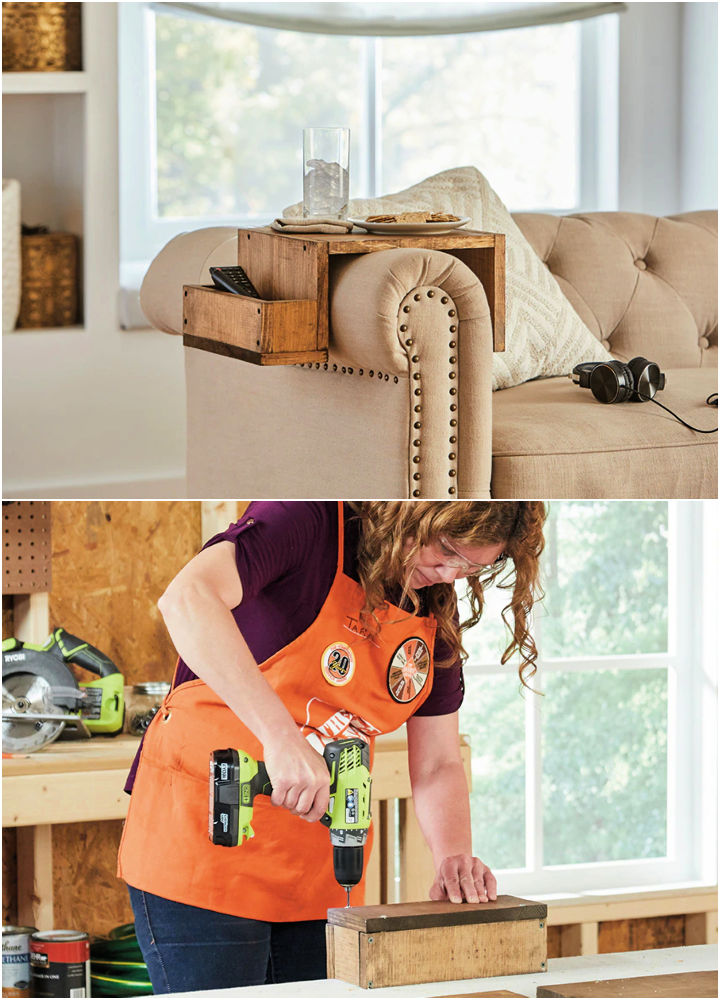 25 DIY Sofa Table Plans to Build your own Behind Couch Table