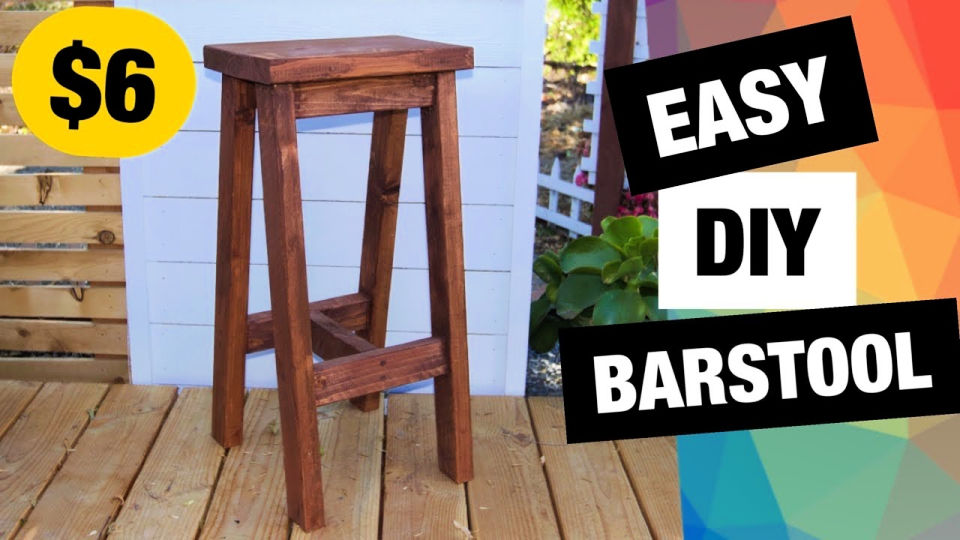 DIY Bar Stools: 30 Free Plans to Build Your Own - Blitsy