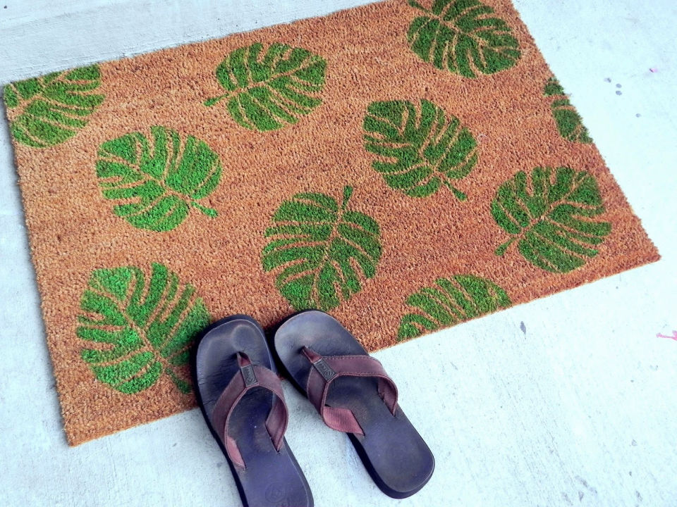 DIY Doormat (25 Ideas) - Blitsy