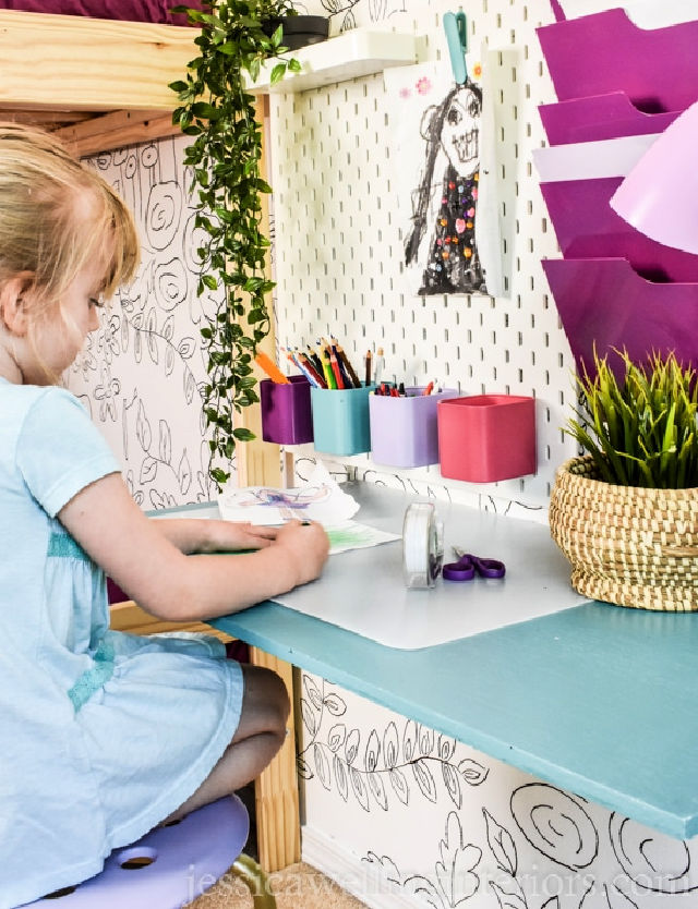 25 DIY Kids Desk Plans and Ideas To Build Your Own