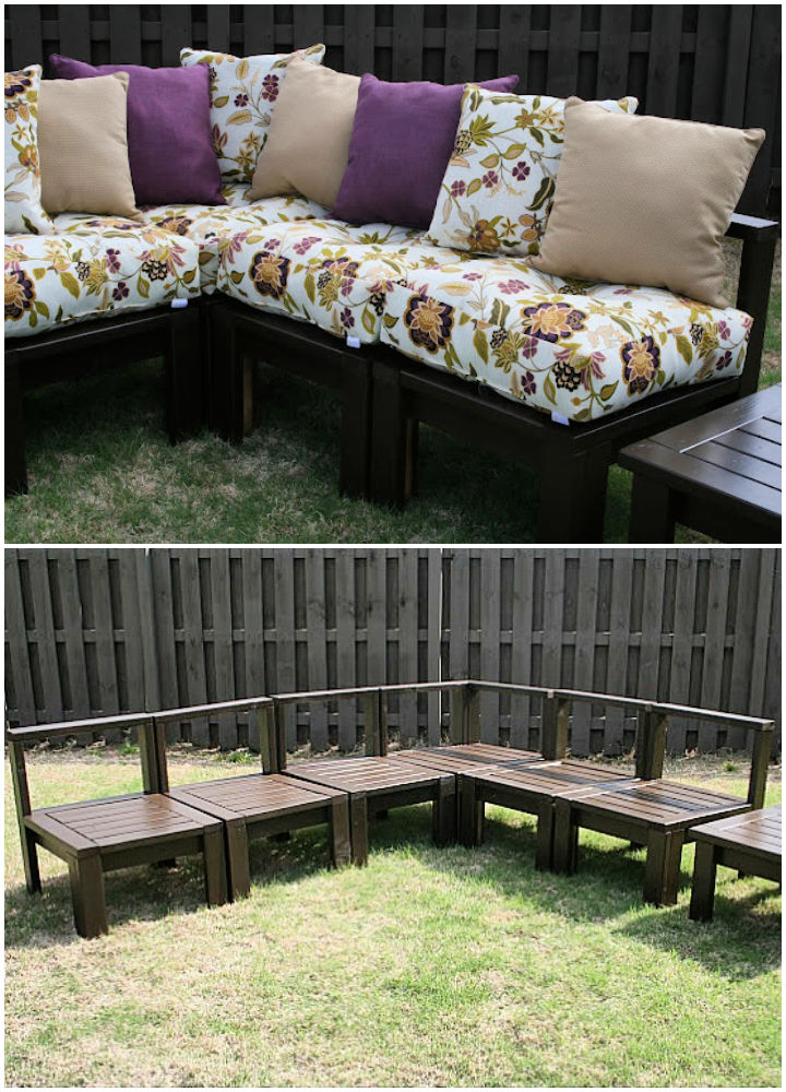 25 DIY Outdoor Sectional Plans - Free DIY Patio Sofa 25 DIY Outdoor Sectional Plans - Free DIY Patio Sofa