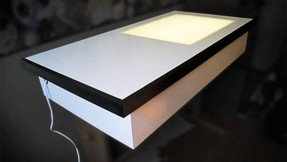 25 Homemade DIY Light Table Plans - Blitsy
