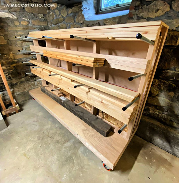 DIY Lumber Rack (25 Free Plans) - Blitsy