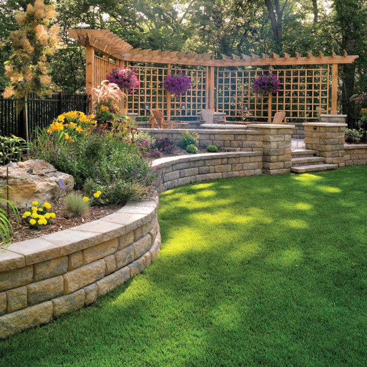 25 Practical Ideas to Build a DIY Retaining Wall - Blitsy