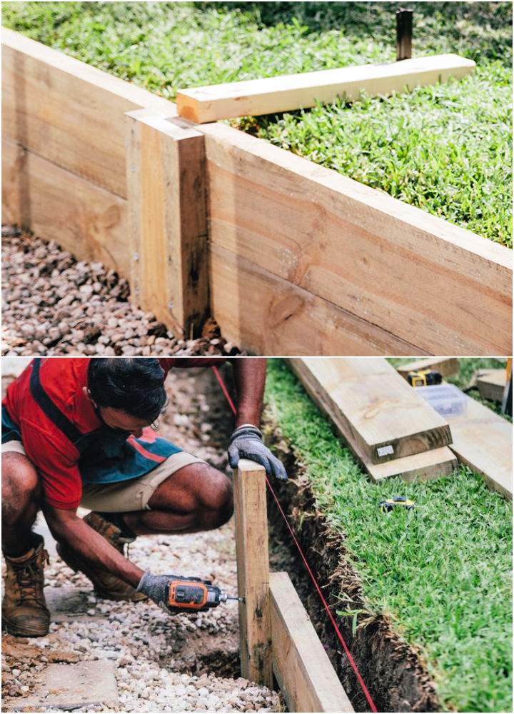 25 Practical Ideas to Build a DIY Retaining Wall - Blitsy