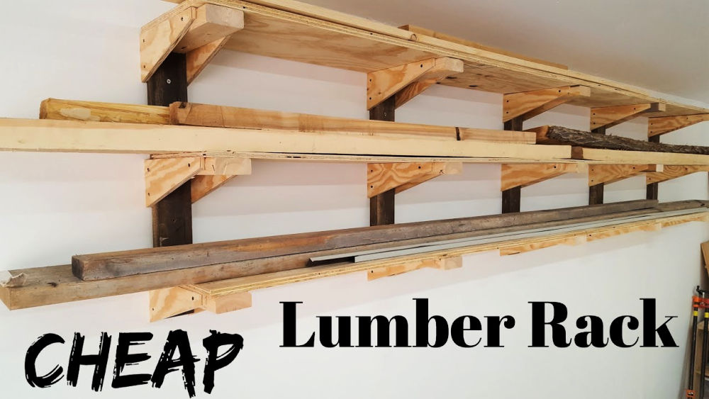 DIY Lumber Rack (25 Free Plans) - Blitsy