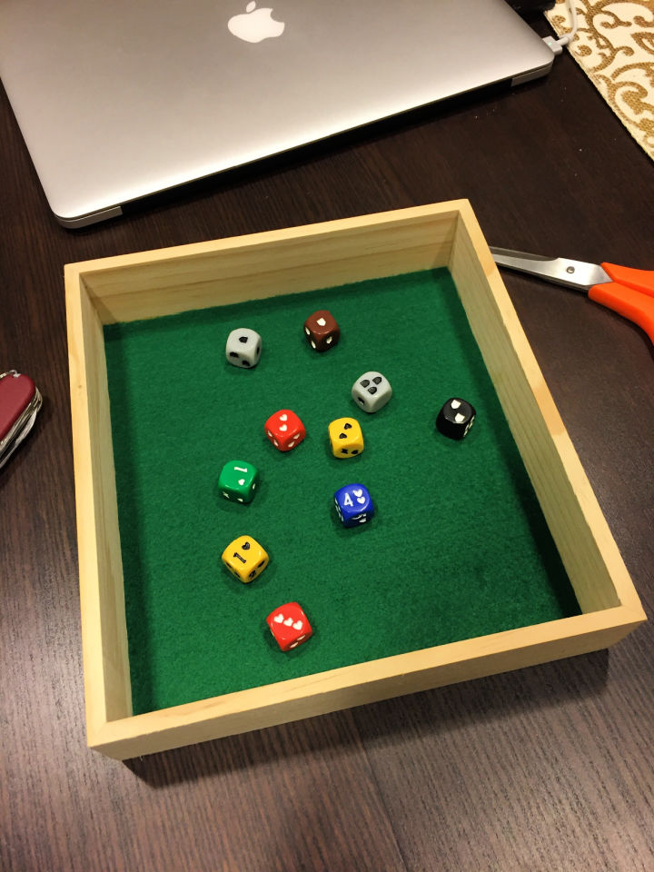 DIY Dice Tray for Endless Gaming Fun - Blitsy