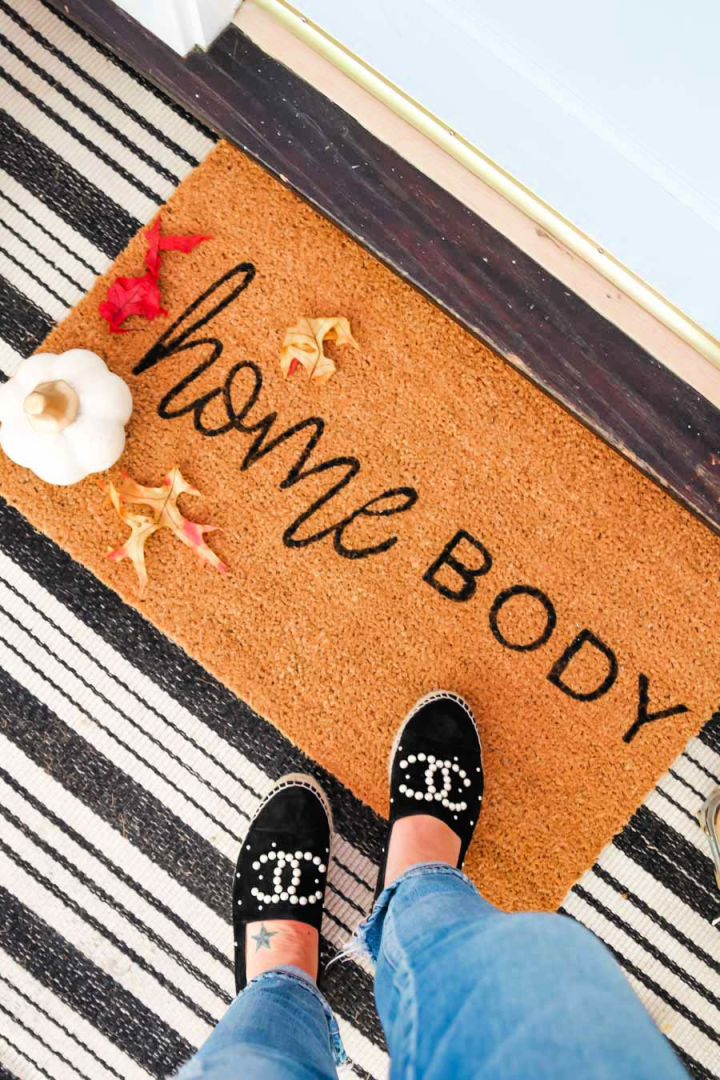DIY Doormat (25 Ideas) - Blitsy