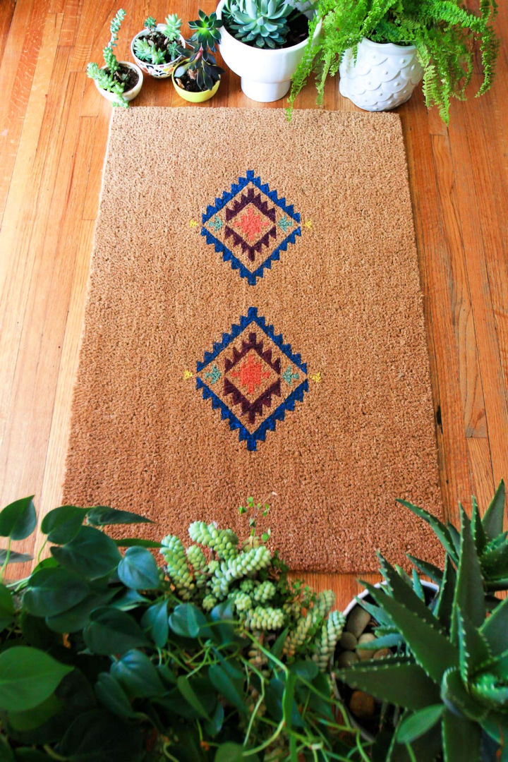 DIY Doormat (25 Ideas) - Blitsy