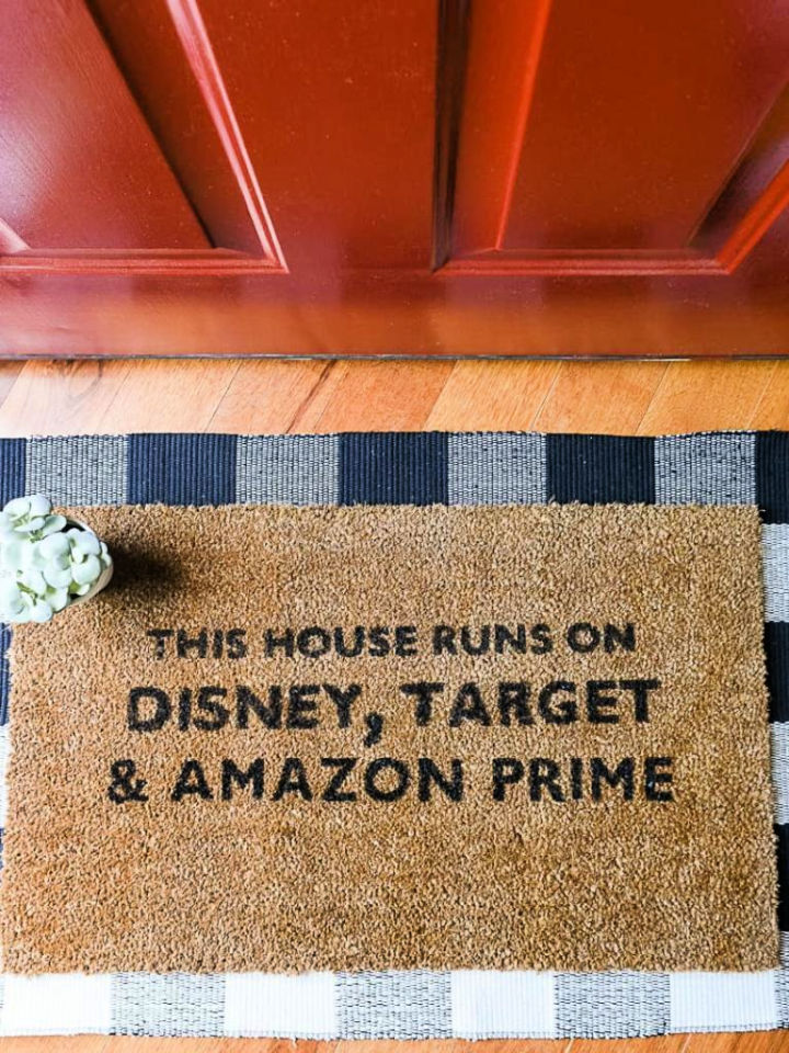 DIY Doormat (25 Ideas) - Blitsy