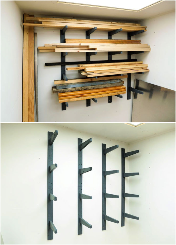 DIY Lumber Rack (25 Free Plans) - Blitsy