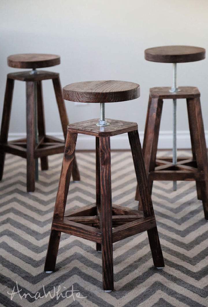 DIY Bar Stools: 30 Free Plans to Build Your Own - Blitsy