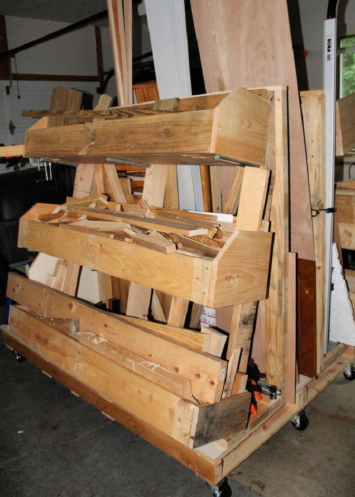DIY Lumber Rack (25 Free Plans) - Blitsy