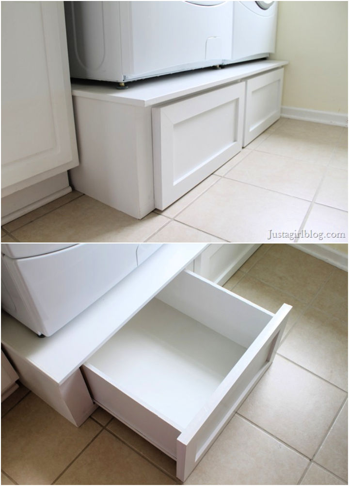 DIY Laundry Pedestal (20 Ways to Build) - Blitsy