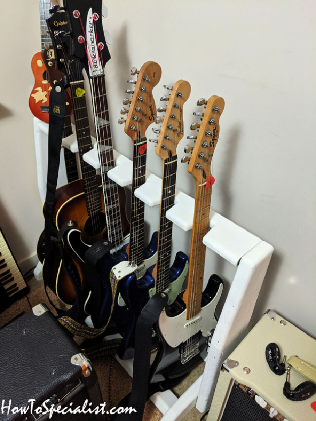 25 Free DIY Guitar Stand Plans To Make One Yourself - Blitsy