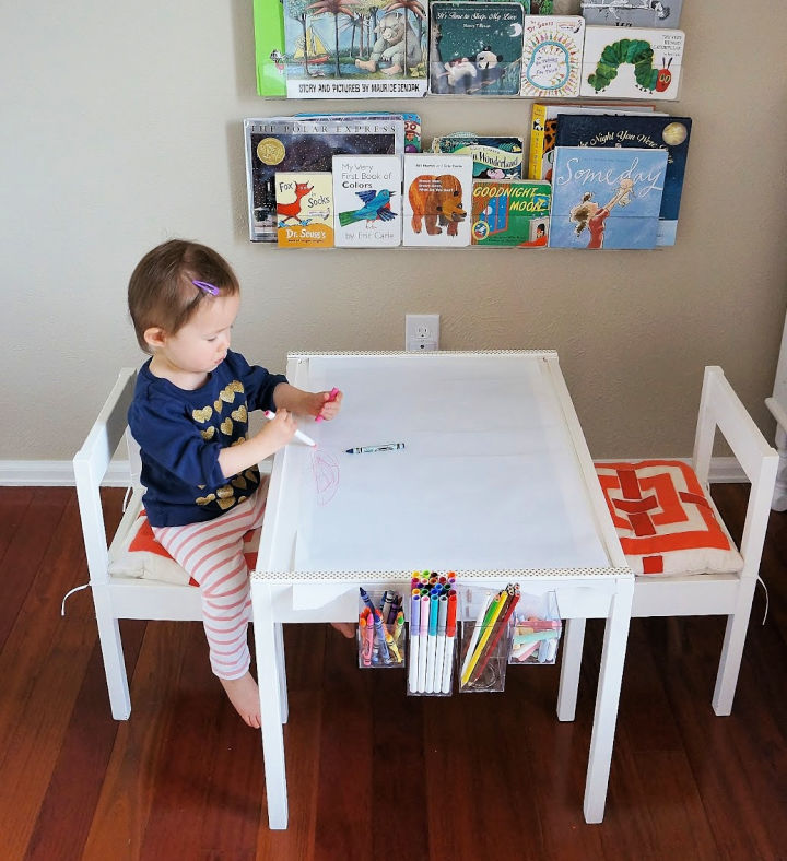 25 DIY Kids Table Plans with Chairs and Storage Option