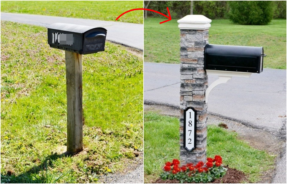 25 Mailbox Post Ideas to Upgrade Your Curb Appeal - Blitsy