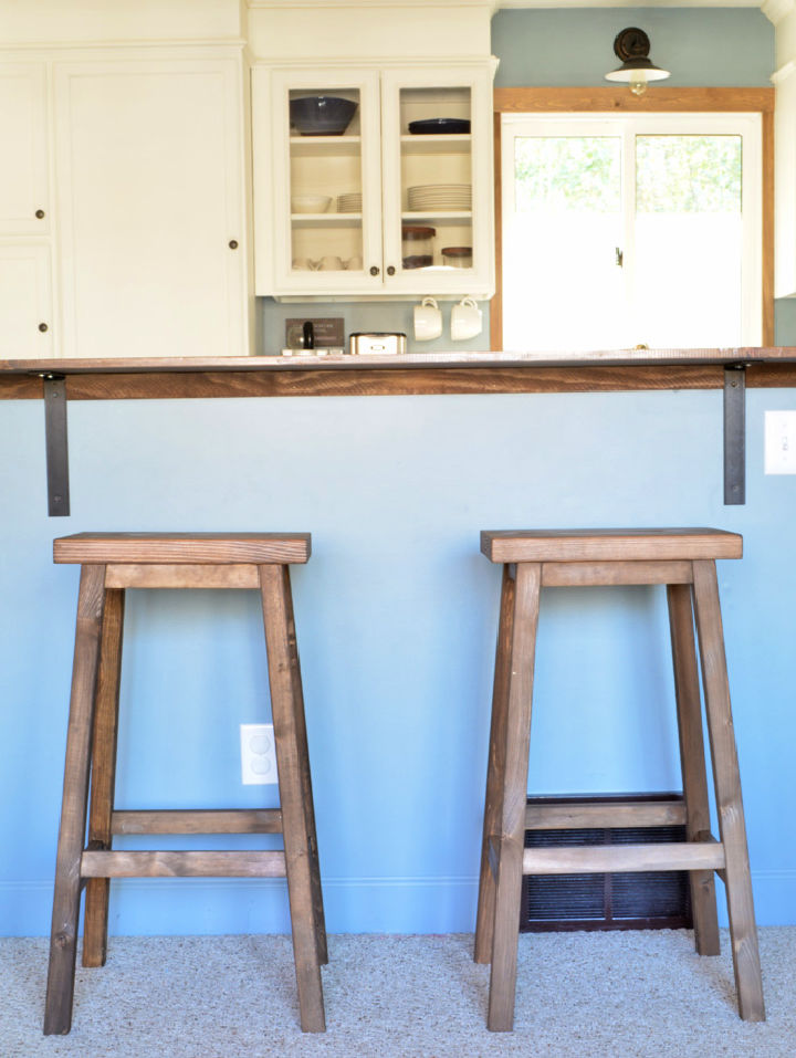 DIY Bar Stools: 30 Free Plans to Build Your Own - Blitsy