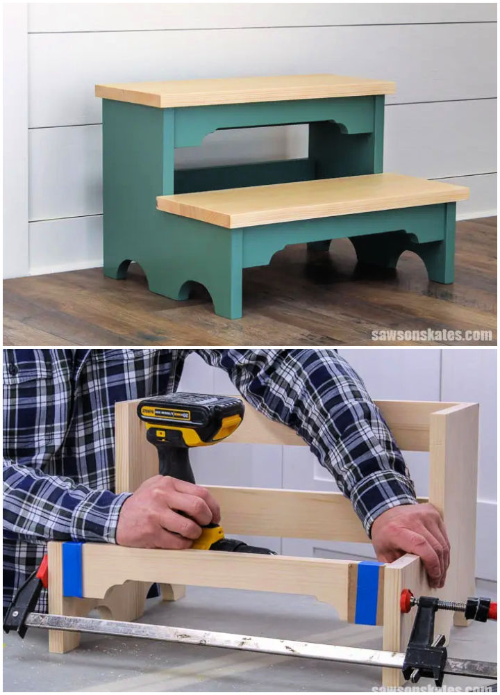 DIY Step Stool (25 Free Plans) - Blitsy