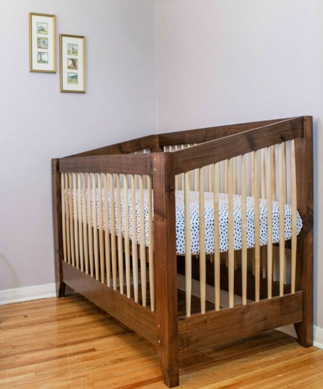 27 Homemade DIY Crib Plans To Build For Your Baby - Blitsy