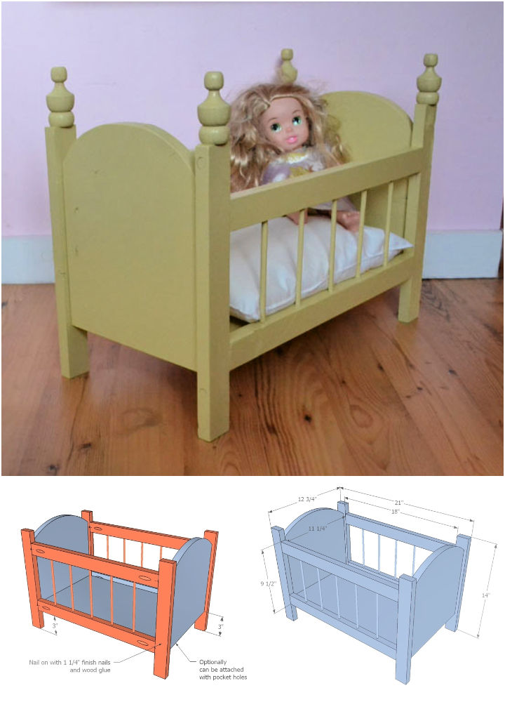 27 Homemade DIY Crib Plans To Build For Your Baby - Blitsy