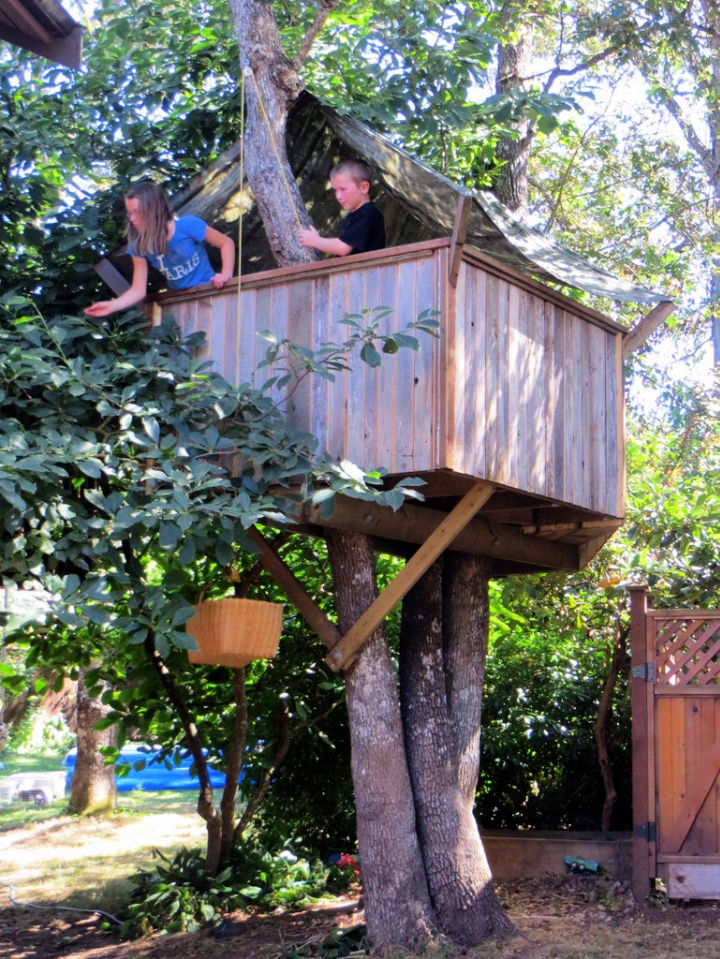 DIY Tree House (30 Free Plans) - Blitsy