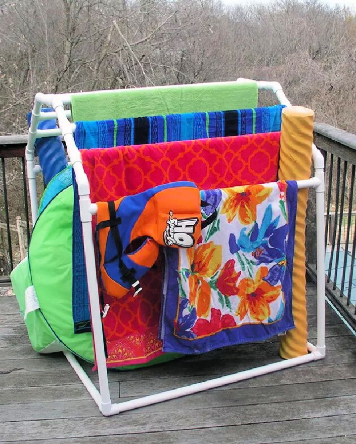 25 Unique DIY Towel Rack Ideas to Organize Your Bathroom